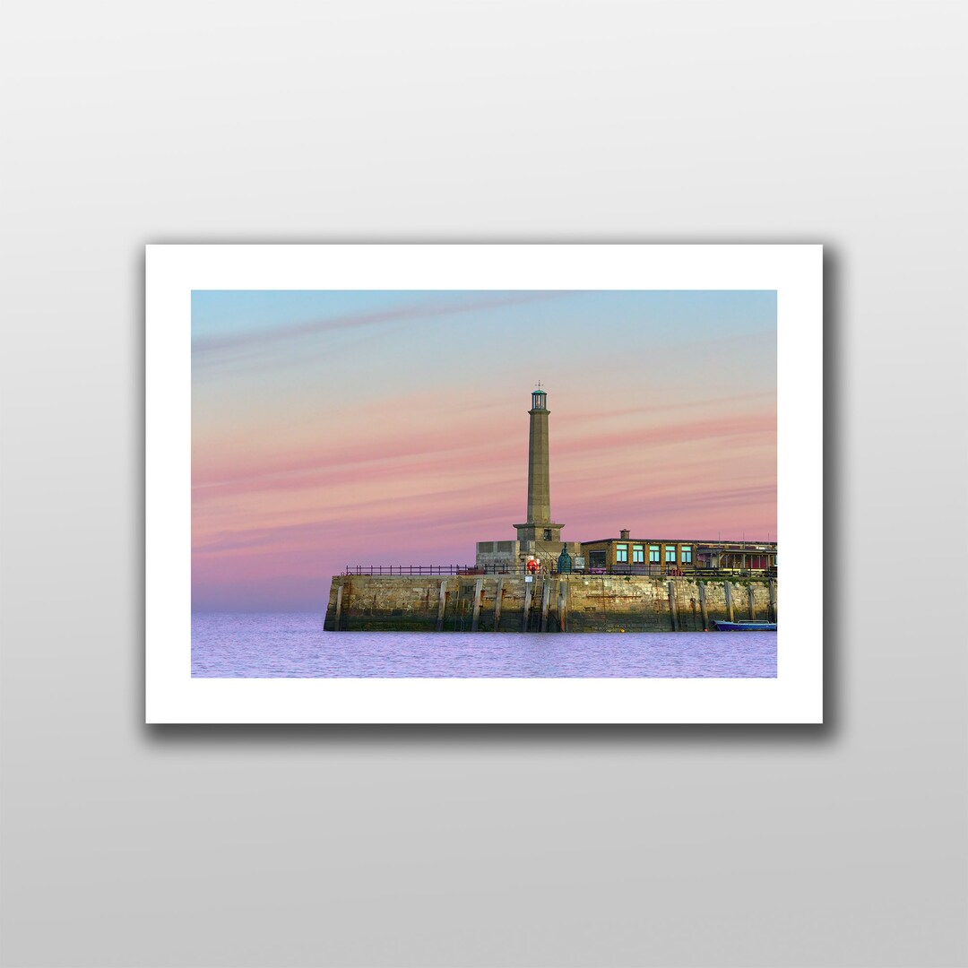 Fine Art Photograph of Margate Lighthouse at Sunrise With a Beautiful ...