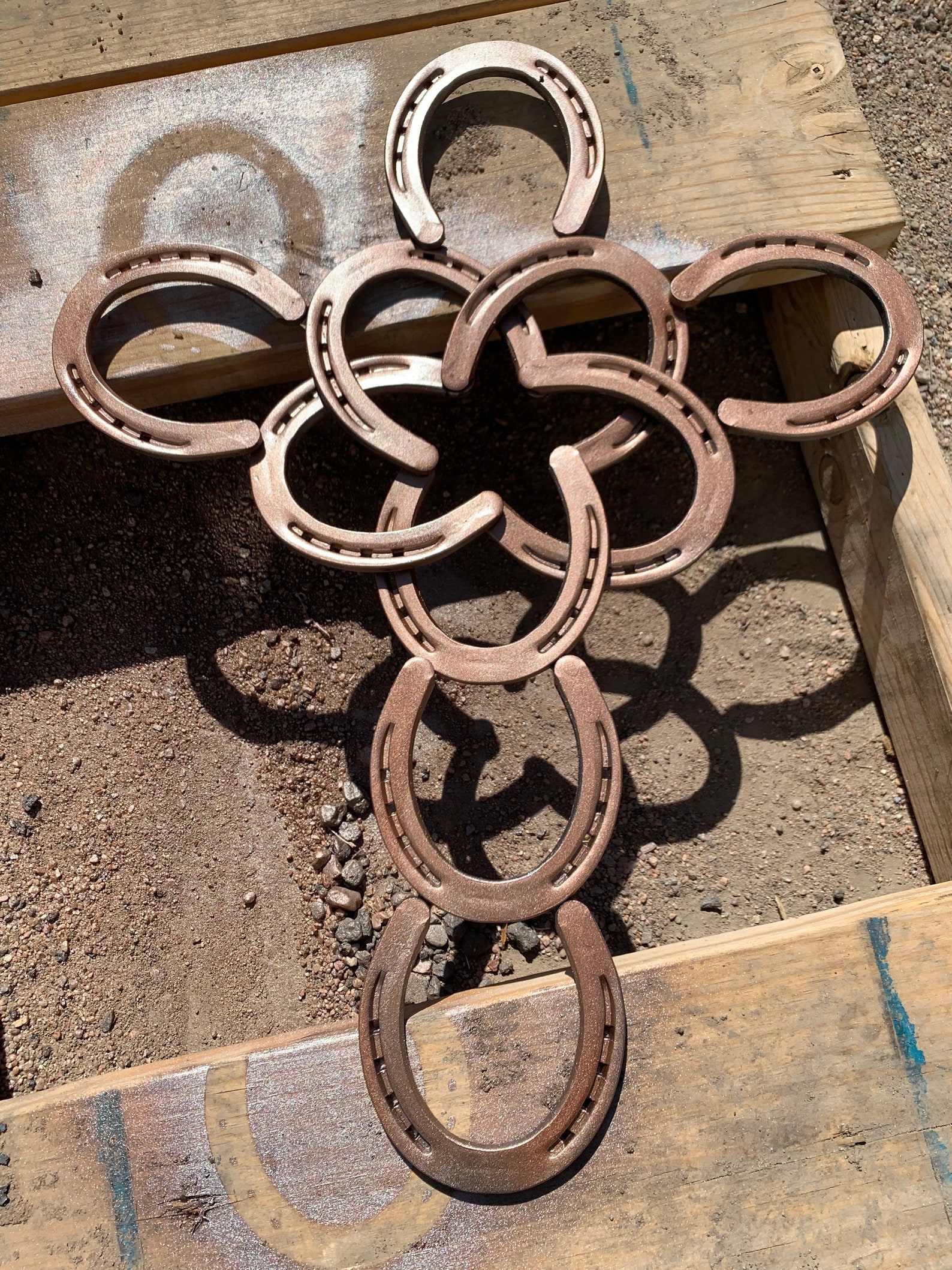 Horseshoe Cross - Etsy