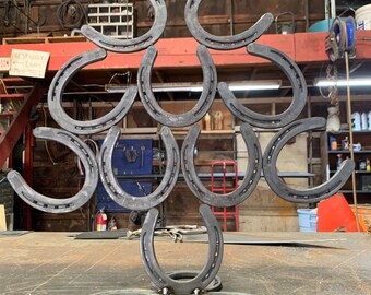 Handcrafted Horseshoe Christmas Tree - Etsy