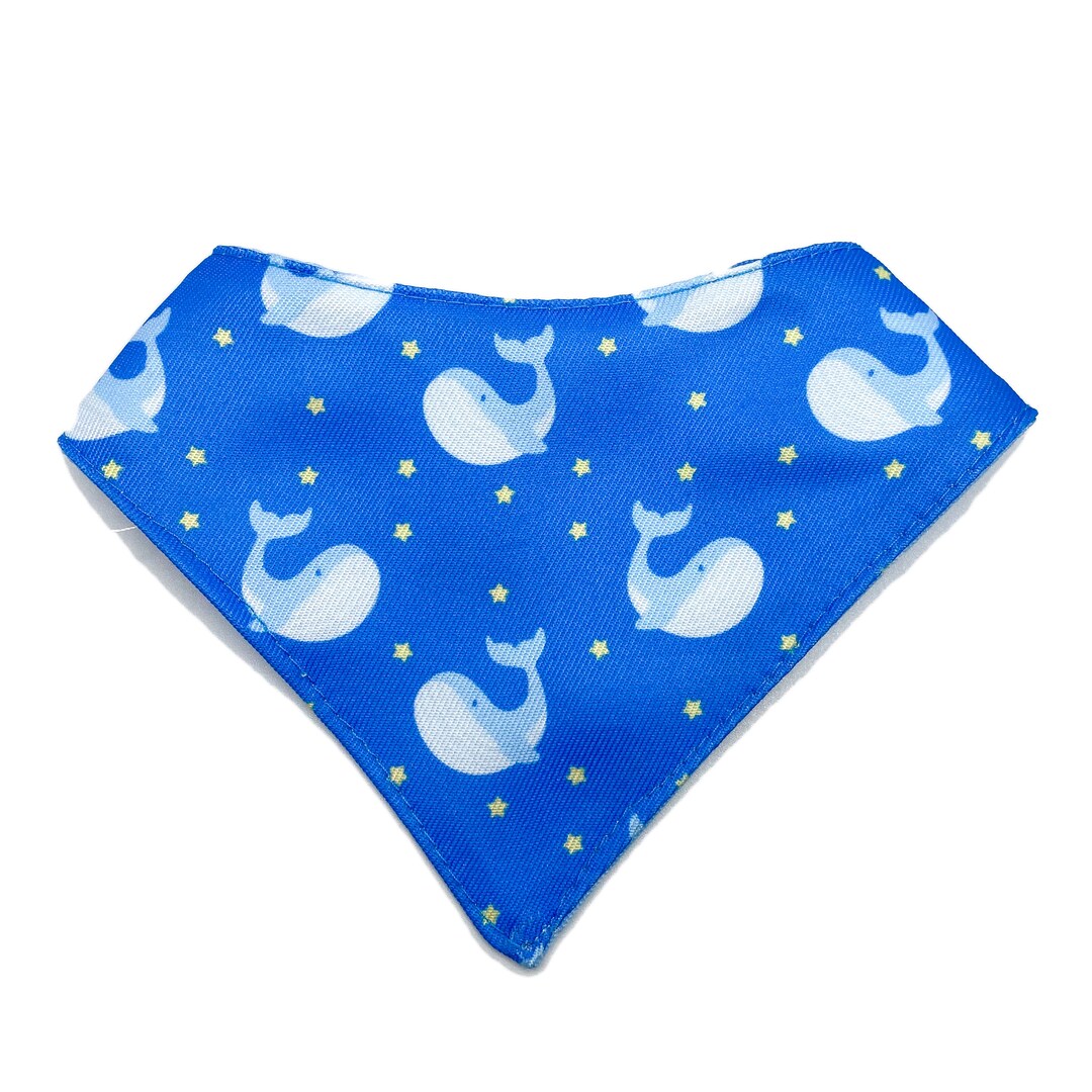 Whale Pet Bandana, Blue Pet Bandana, Summer Cat Bandana, Summer Dog ...