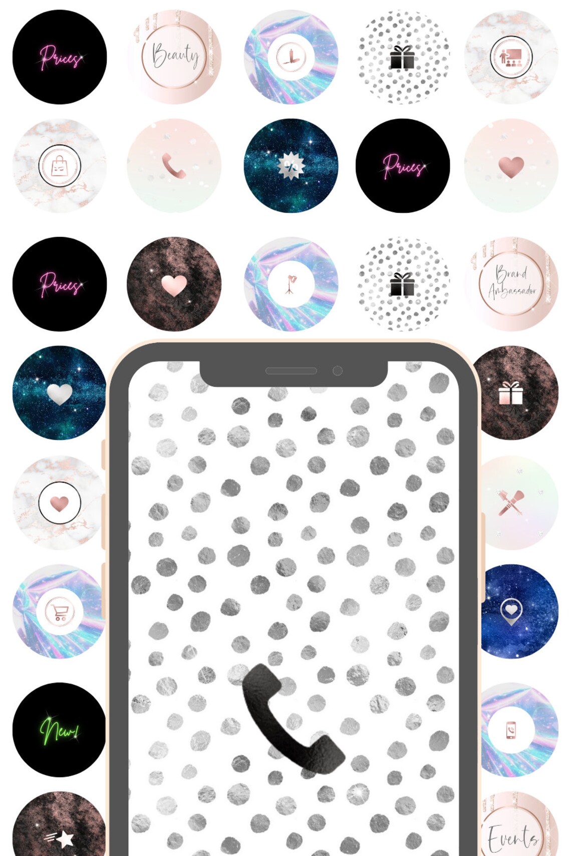 Galaxy Theme Instagram Branding Insta Stories Insta | Etsy