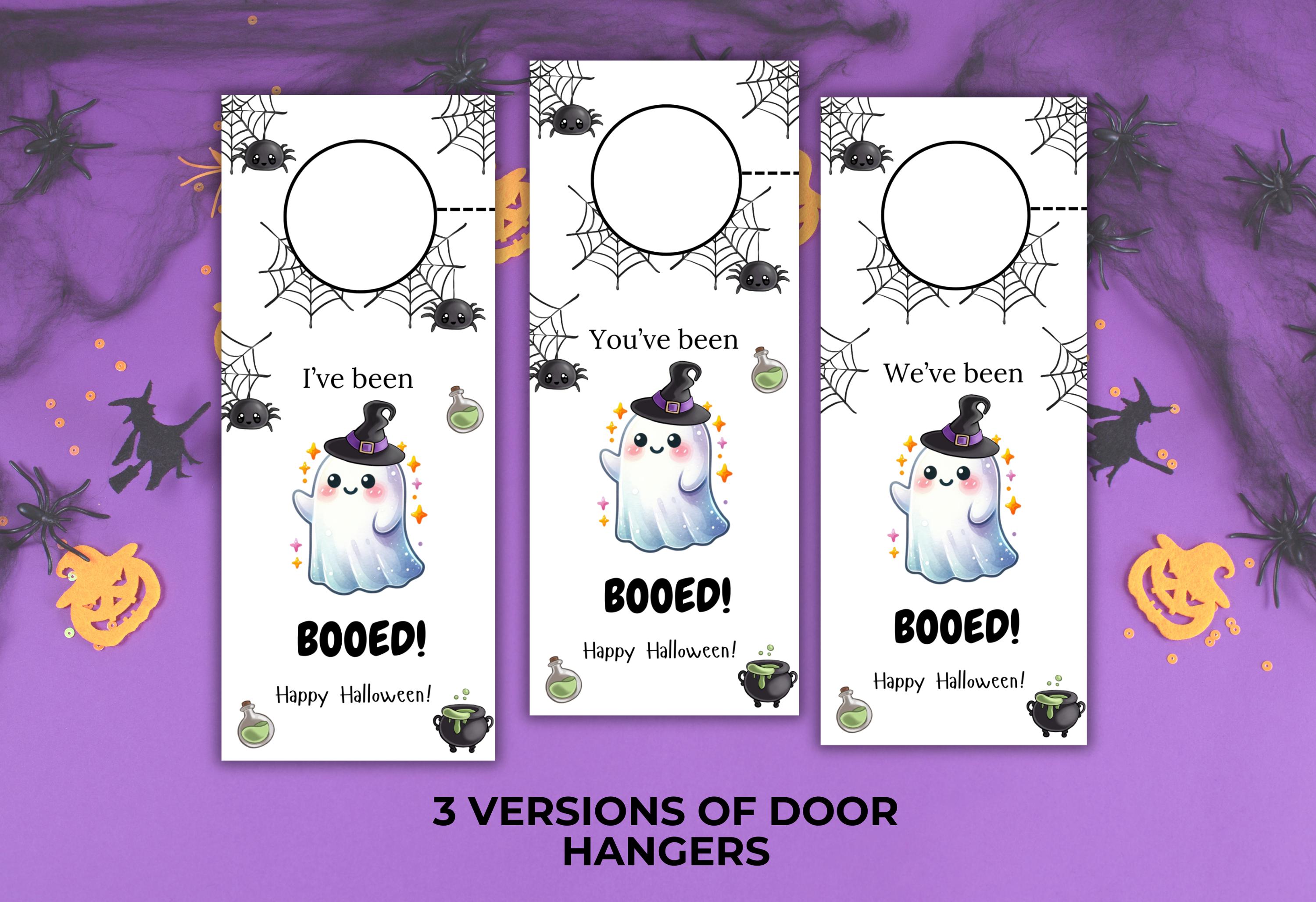 You've Been Booed, Boo Basket Set, 5 Different Printable Signs & Tags ...