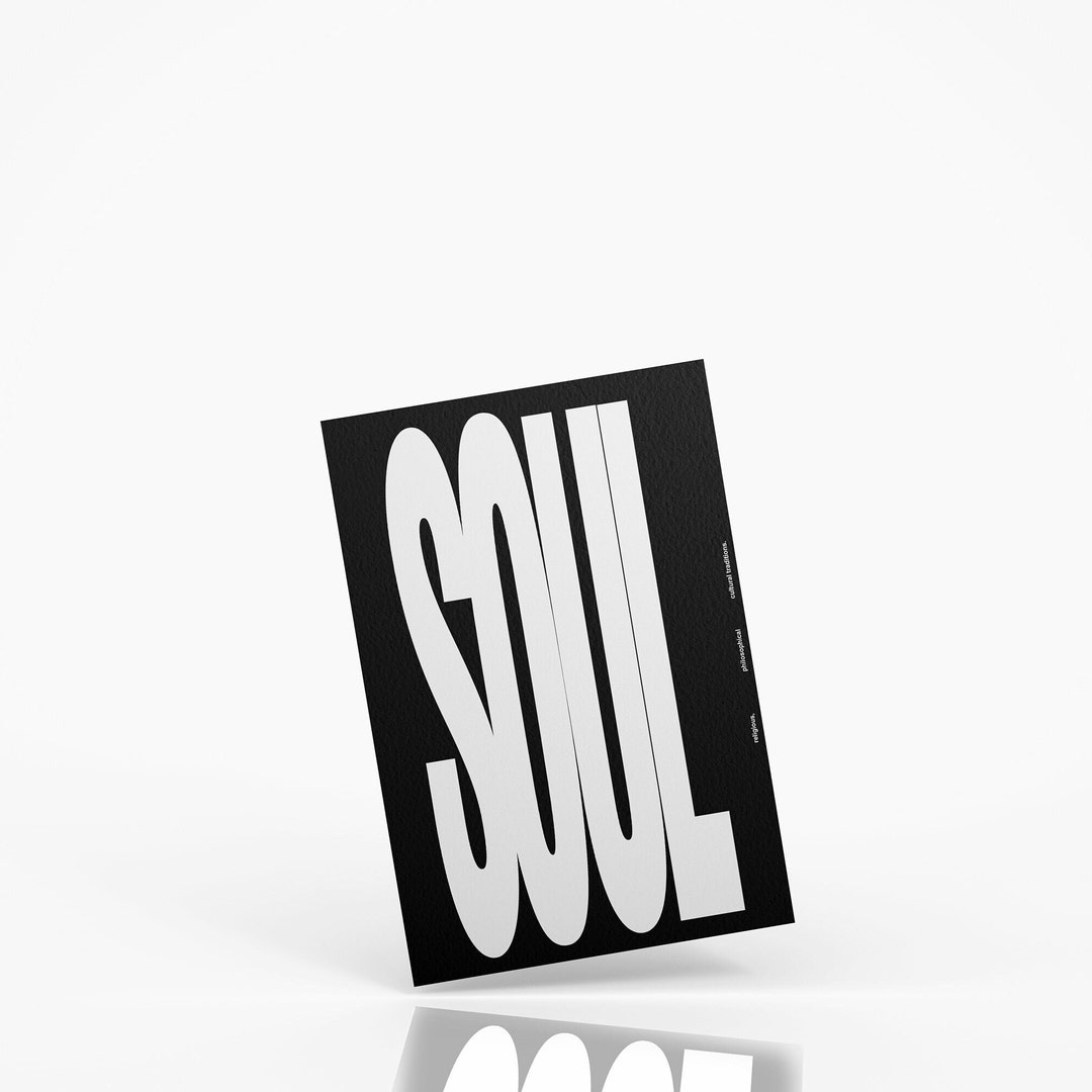 Typography Poster, Digital Prints Cultural Tapestry of the Soul, Art ...