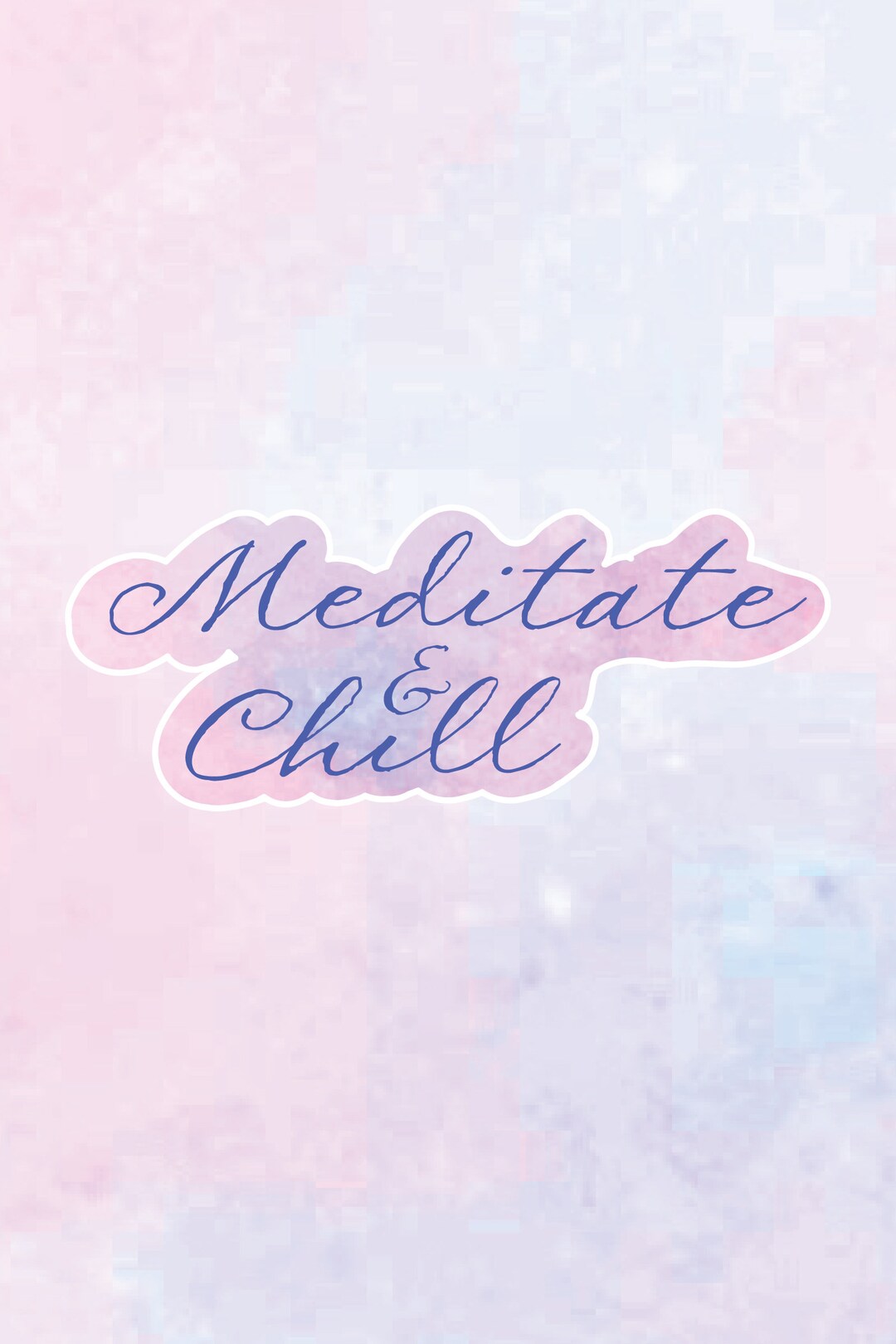 Meditate & Chill Notepad - Etsy