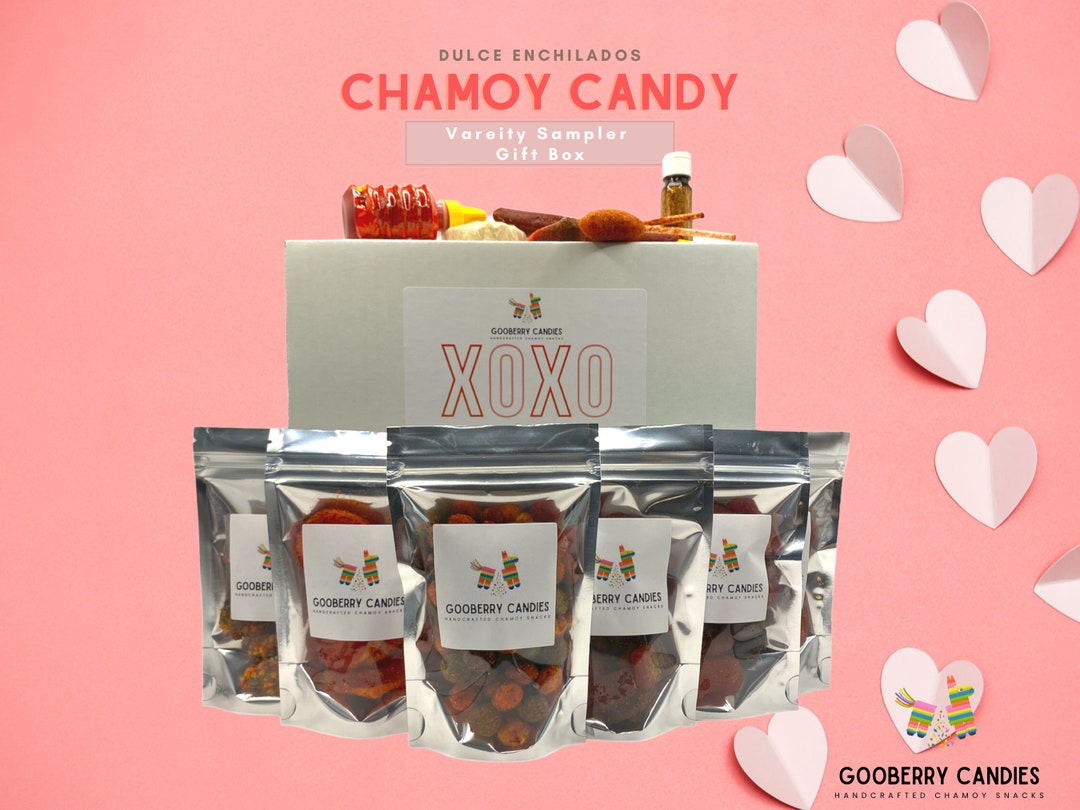 Variety Pack Chamoy Sampler Gift Box Valentine Chamoy Gift Chamoy Candy ...