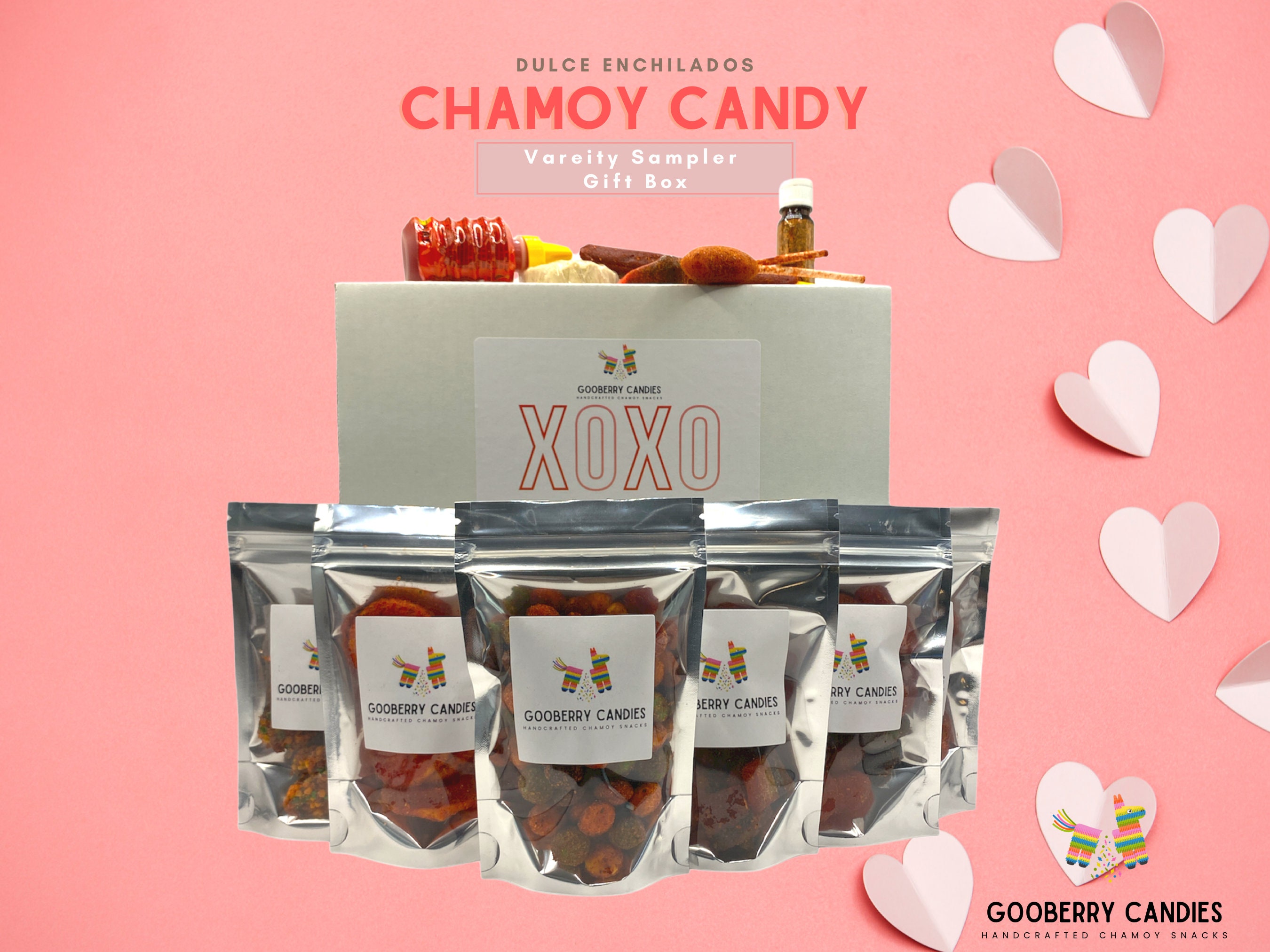 Variety Pack Chamoy Sampler Gift Box Valentine Chamoy Gift - Etsy