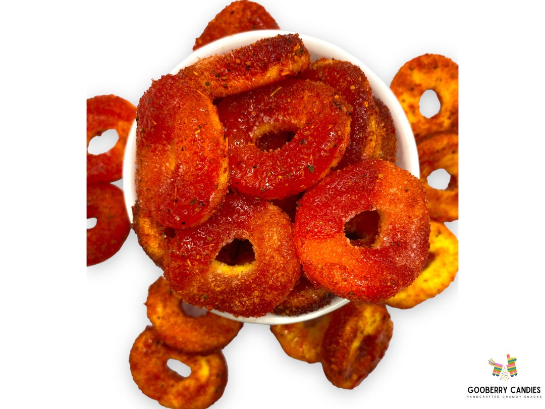 Peach Rings Chamoy Dulce Enchilados Explore Now! - Etsy