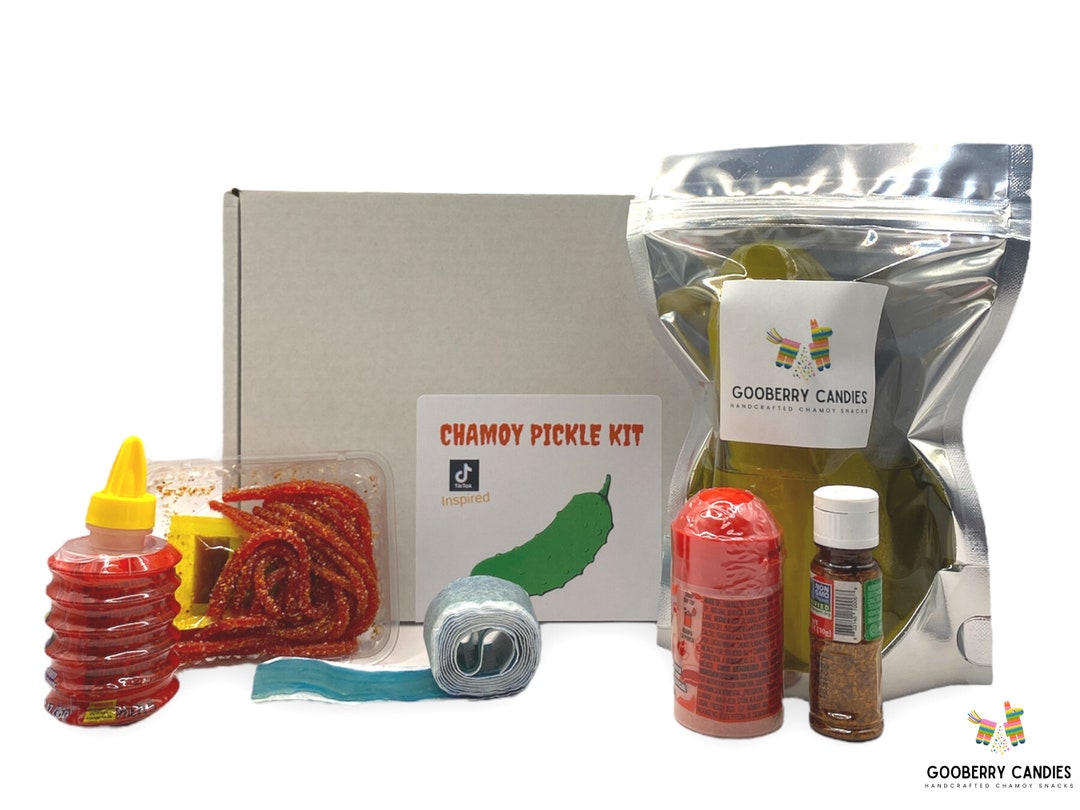 Chamoy Spicy Pickle Kit Dulce Enchilados - Etsy