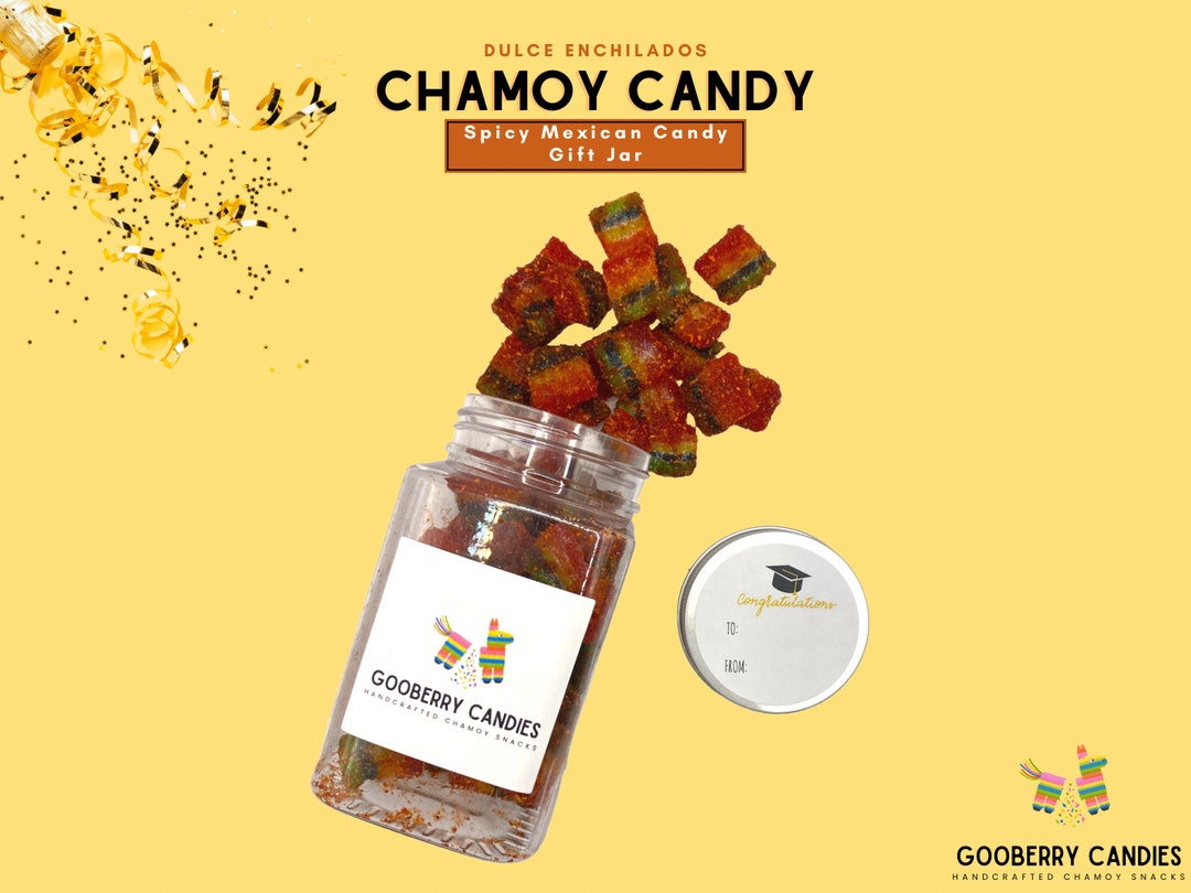 Chamoy Candy Graduation Gift Jar Chamoy Dulce Enchilados Chamoy Chili ...