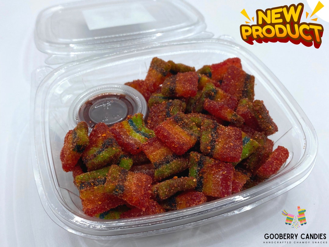 Chamoy Candy Extreme Rainbows, Dulces Enchilados, Chamoy Sauce, Spicy ...