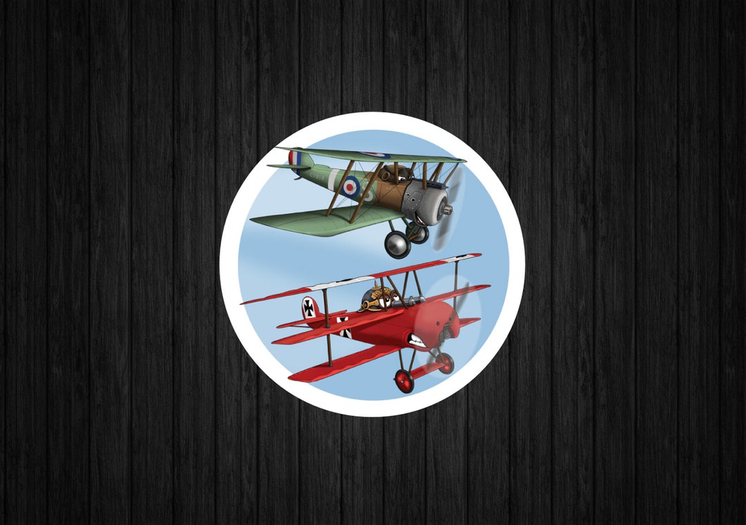 X50 RAF Red Baron Pin Badge. 50 Badges in Pack, 50mm in Size - Etsy