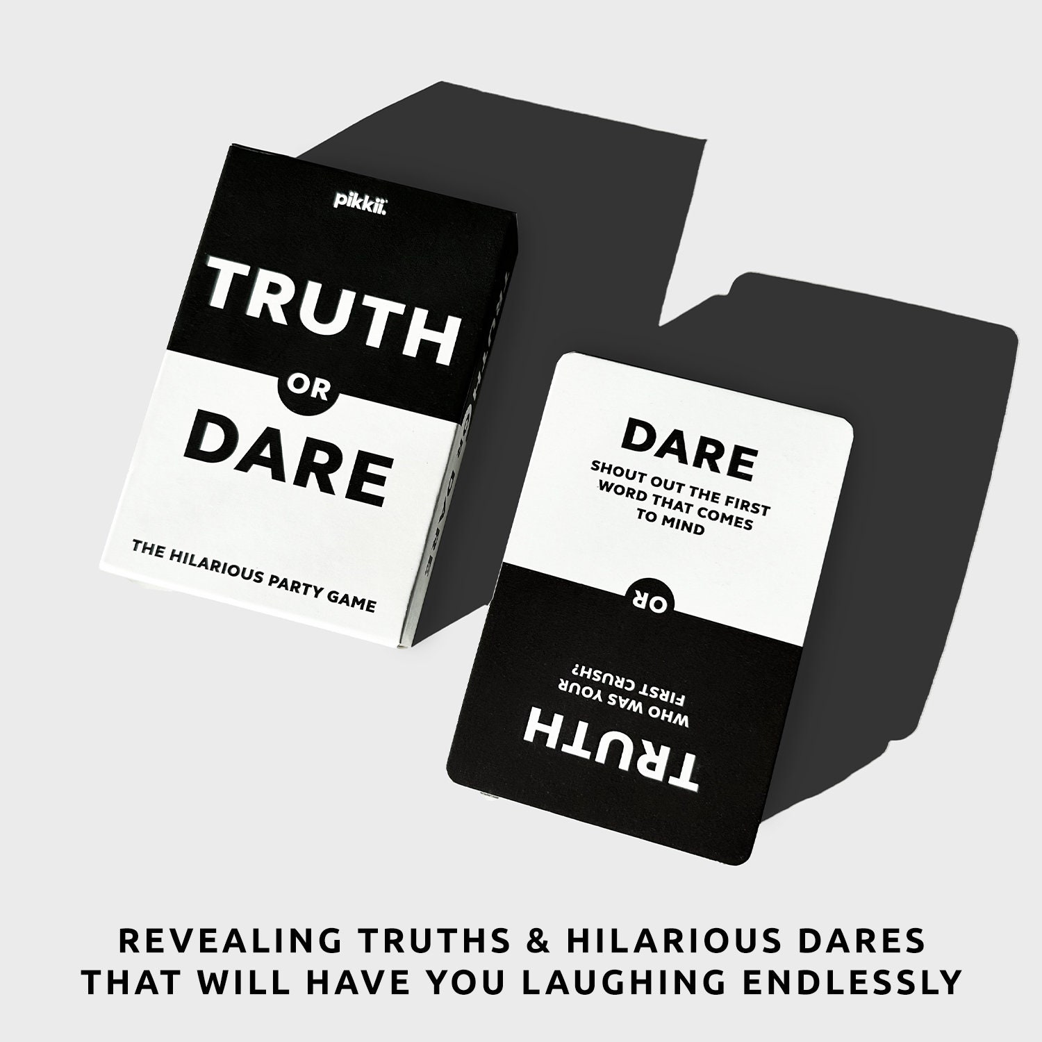 Truth or Dare Playing Cards | Family Friendly Party Game for Ages 8 ...