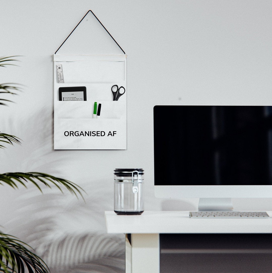 Organised AF Hanging Organiser Hanging Wall Storage With 6 - Etsy