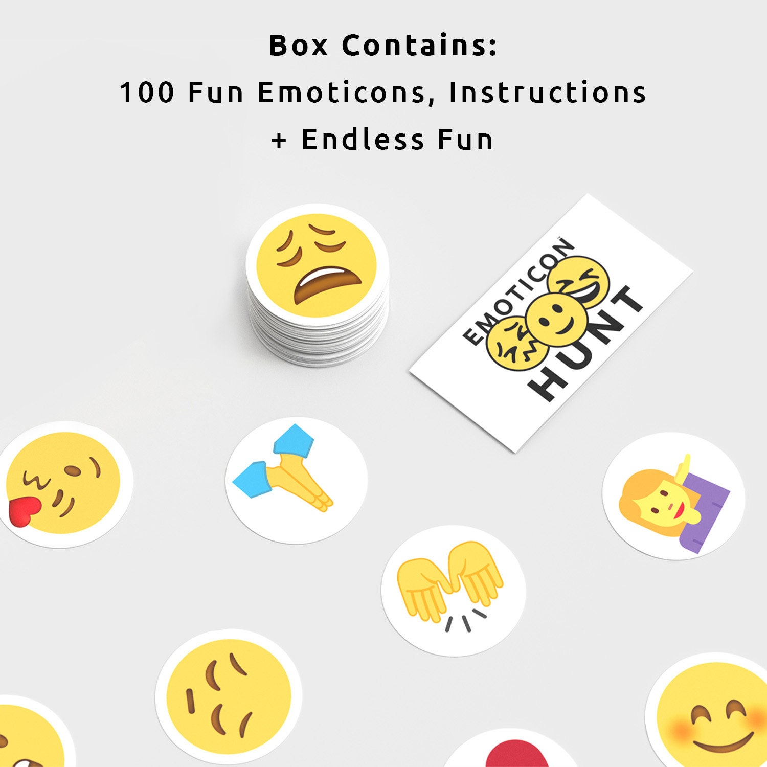 Emoticon Hunt | the Hilarious Emoji Party Game for Kids and Adults Ages ...