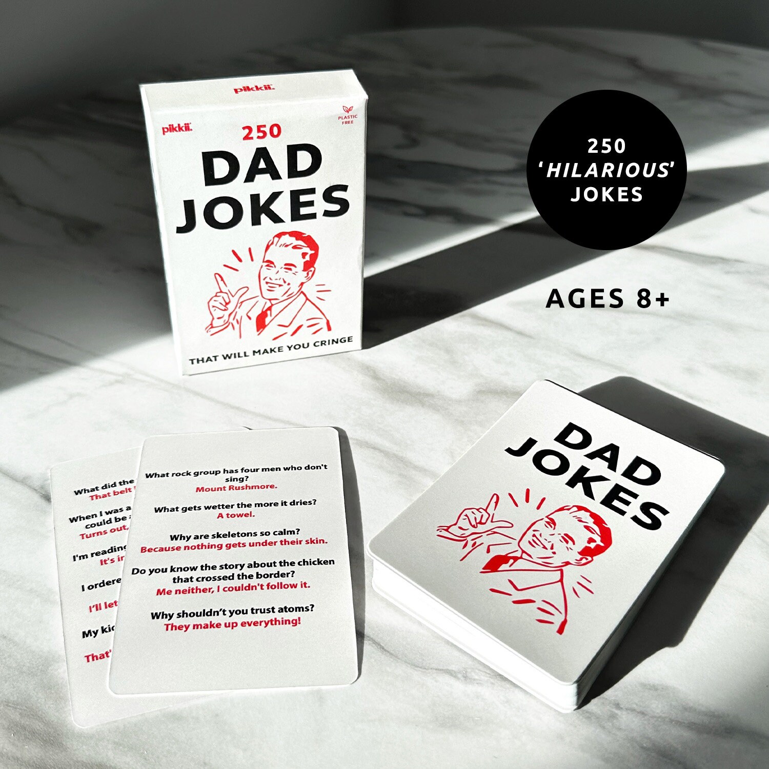 Dad Jokes 250 Hilarious Jokes Gift for Him, Gifts for Dad Cringe Dad ...