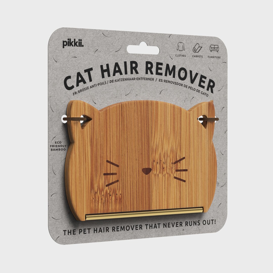 Cat Hair Remover | Sustainable Bamboo Portable Lint Roller Pet Hair ...