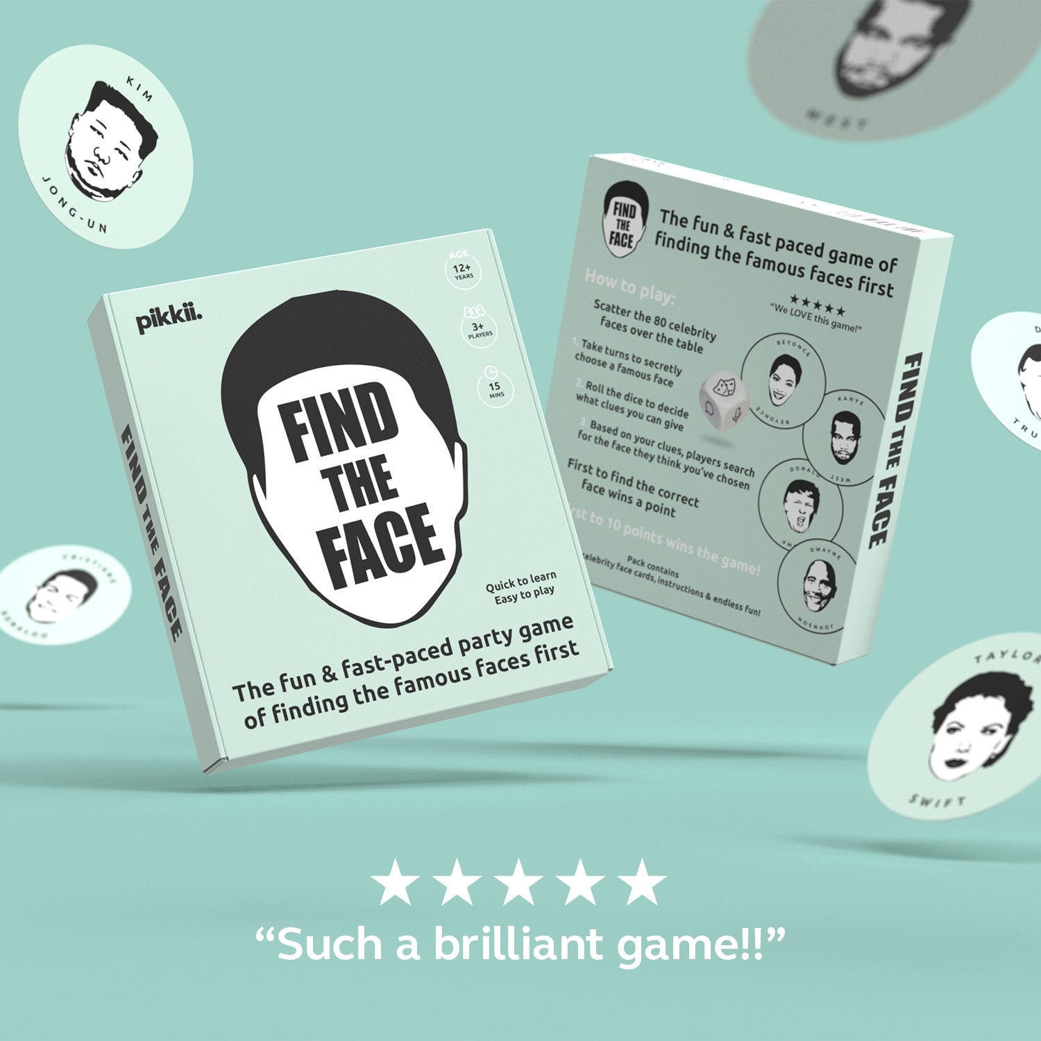 Find the Face the Fun & Fast-paced Party Game Funny Card Game for Teens ...