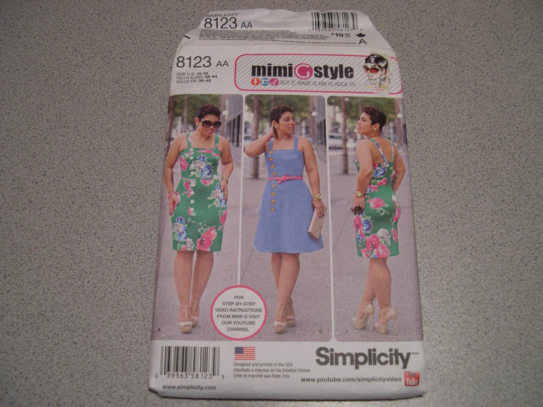 Simplicity Sundress Sewing Pattern Size 10 to 18, Never Used - Etsy