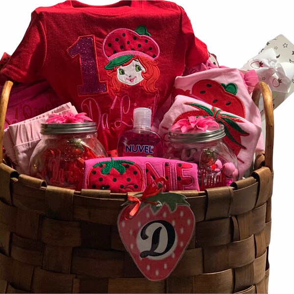 Strawberry Themed Gift Basket - 60+ Gift Ideas for 2024