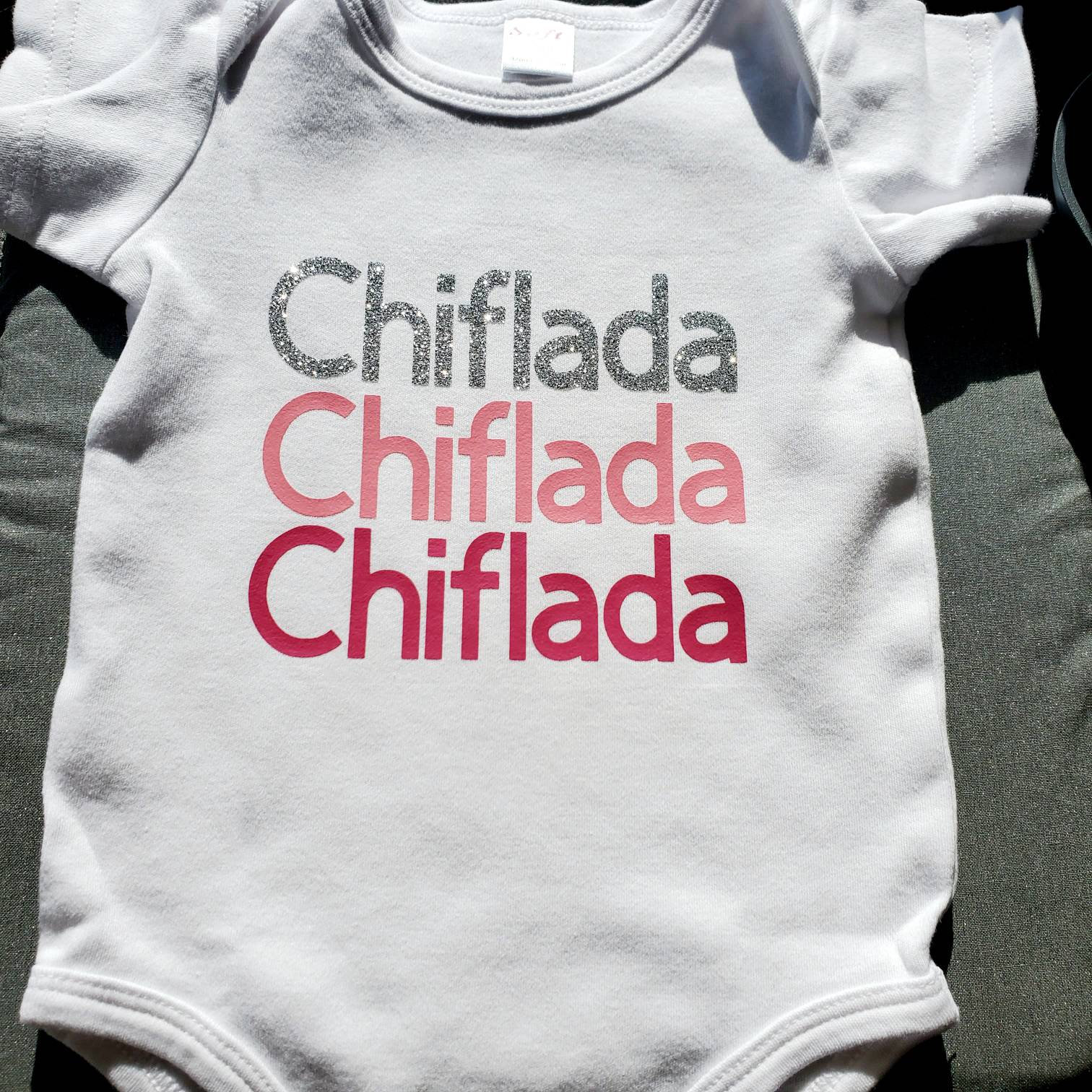 Chiflada Baby Girl Onesie, Baby Girl Clothes in Spanish, Baby Latina ...