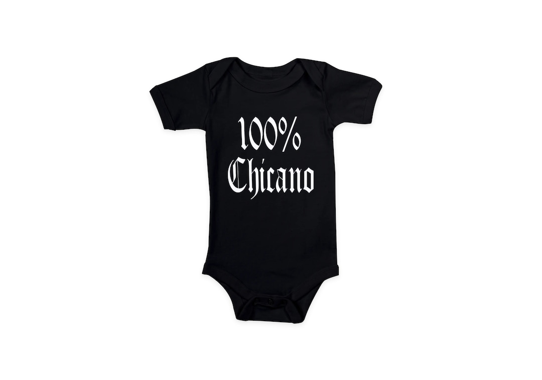 Chicano Baby Boy Black Onesie, Baby Boy Clothes in Spanish, Chicano ...