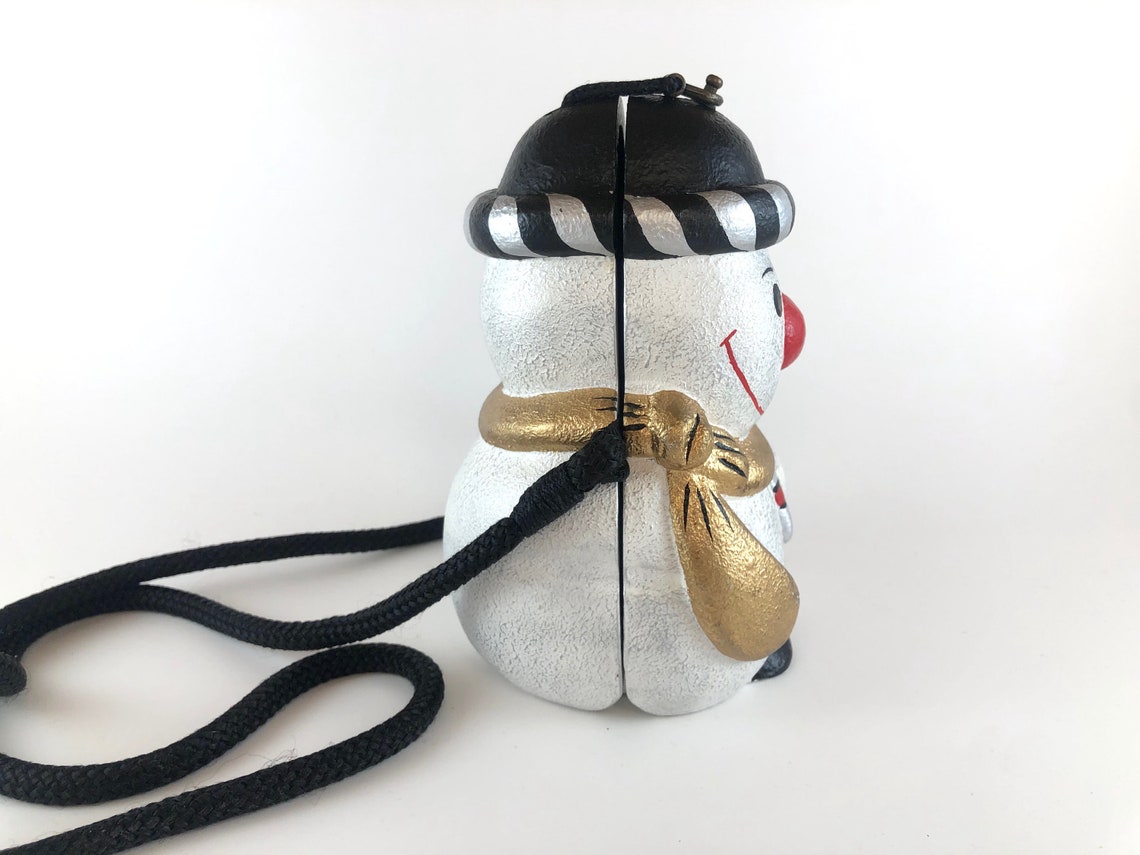 Timmy Woods Beverly Hills Collection Snowman Handbag 1990s | Etsy