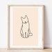 Cat Print, Digital Download, Printable Art - Etsy
