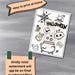 Halloween/fall Coloring Pages, Printable Instant Digital Download PDF ...