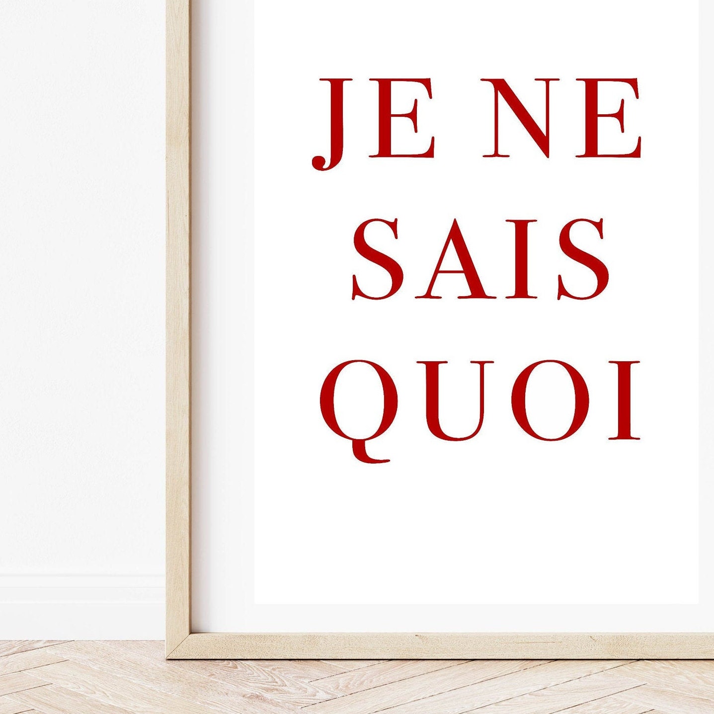 Je Ne Sais Quoi, Digital Download, Printable Art - Etsy