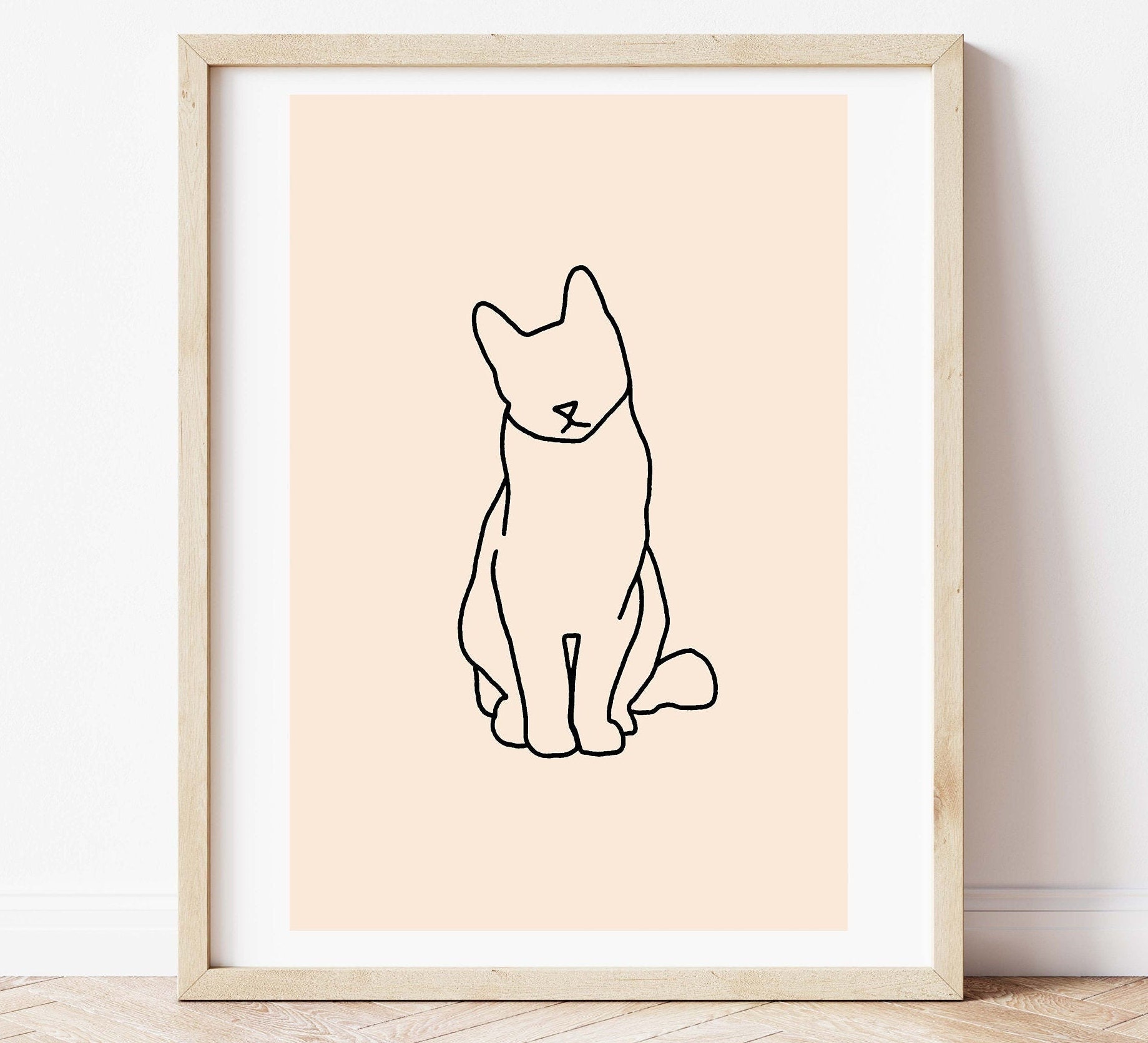Cat Print, Digital Download, Printable Art - Etsy