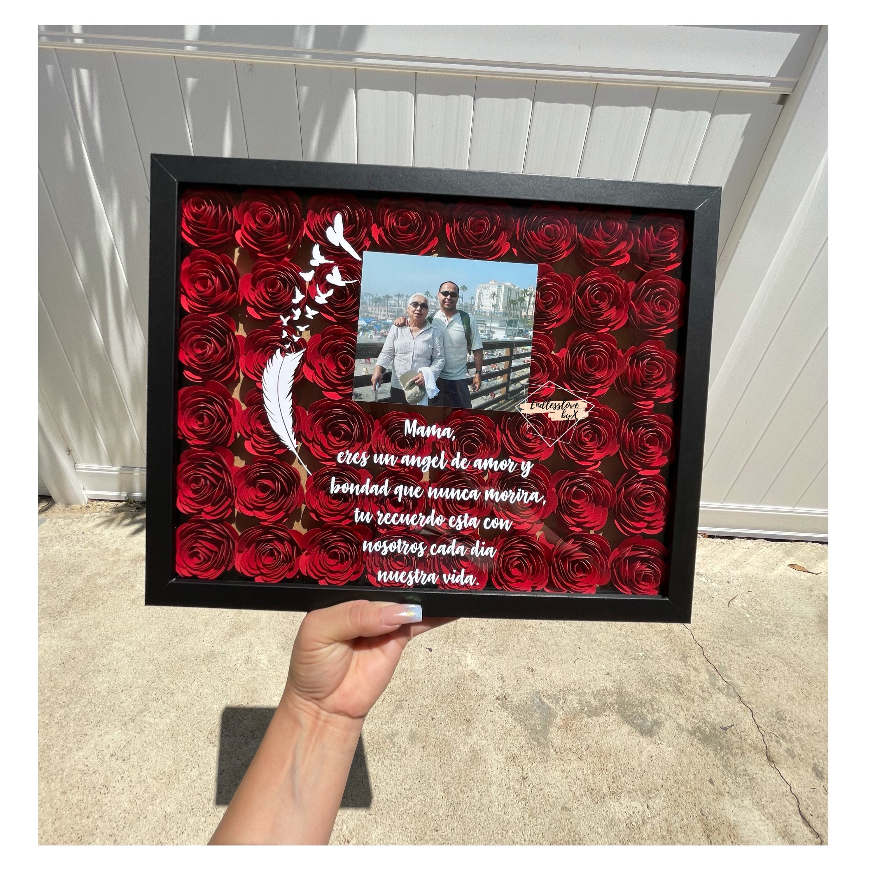 In loving memory shadow box 11x14 | Etsy