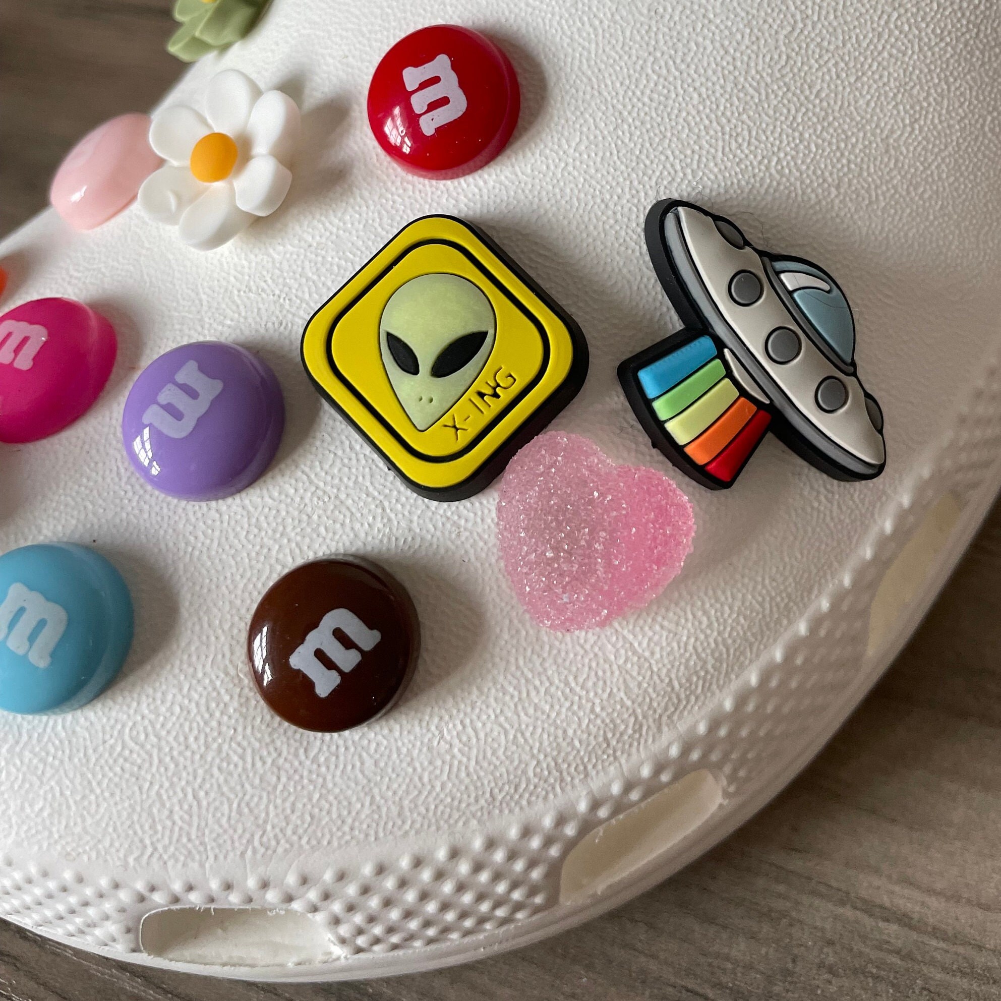 One of a Kind Croc Charms Outer Space Baguette and - Etsy