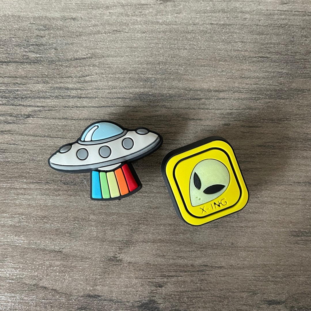 One of a Kind Croc Charms Outer Space Baguette and - Etsy