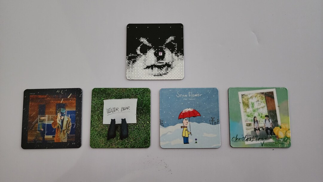 BTS V Single/album 2x2 Magnet - Etsy