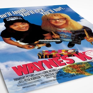 Wayne's World Poster Wayne's World Movie Classic | Etsy