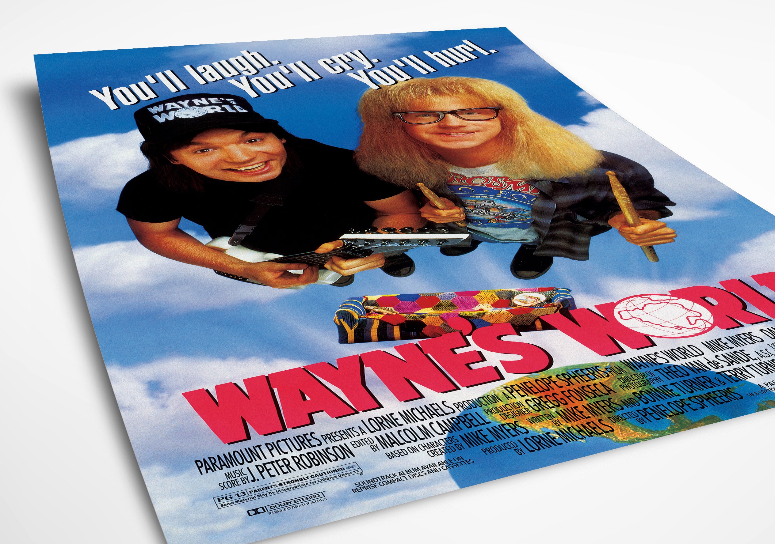 Wayne's World Poster Wayne's World Movie Classic | Etsy