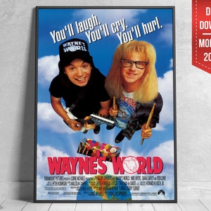 Wayne's World Poster Wayne's World Movie Classic | Etsy