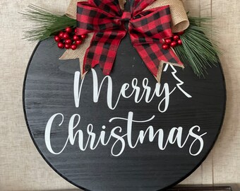 Christmas Door Rounds - Etsy