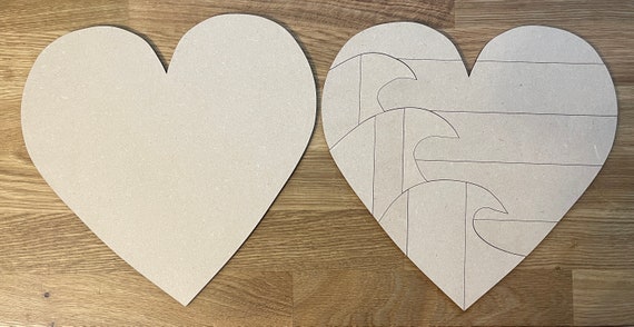 Heart Wave V2 SVG Design for Laser Cutting PERFECT for DIY - Etsy