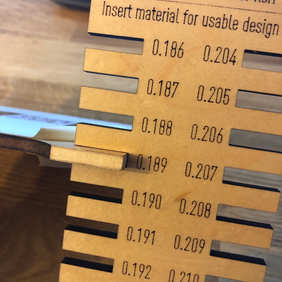 Kerf Tool Test Fit Guides for Laser Designs in 1/8 3mm | Etsy