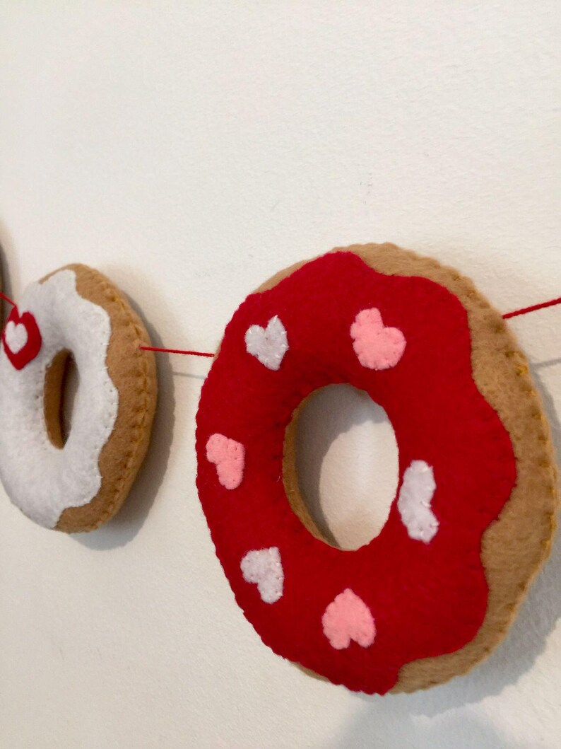 Donuts Role Play Food, PDF Pattern Donut Garland , Felt Christmas ...