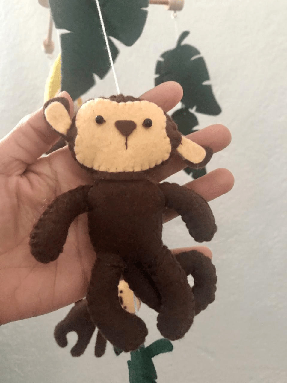 Monkey Mobil, Monkey Baby Mobil, Baby Mobil Pattern, Nursery Monkey ...