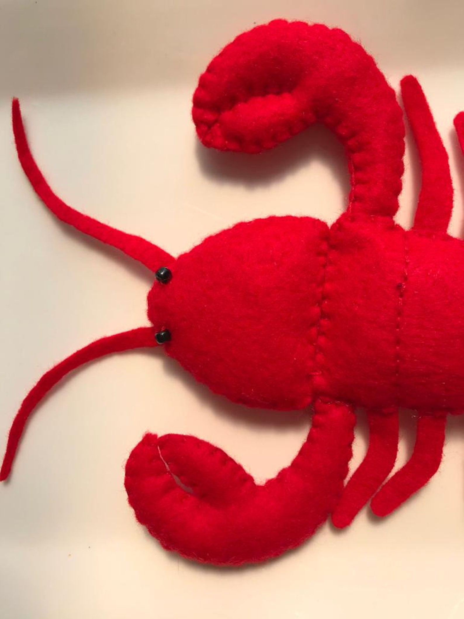 Lobster Crab Seafood Felt Pattern, PDF Seafood Felt Pattern, Felt Set ...