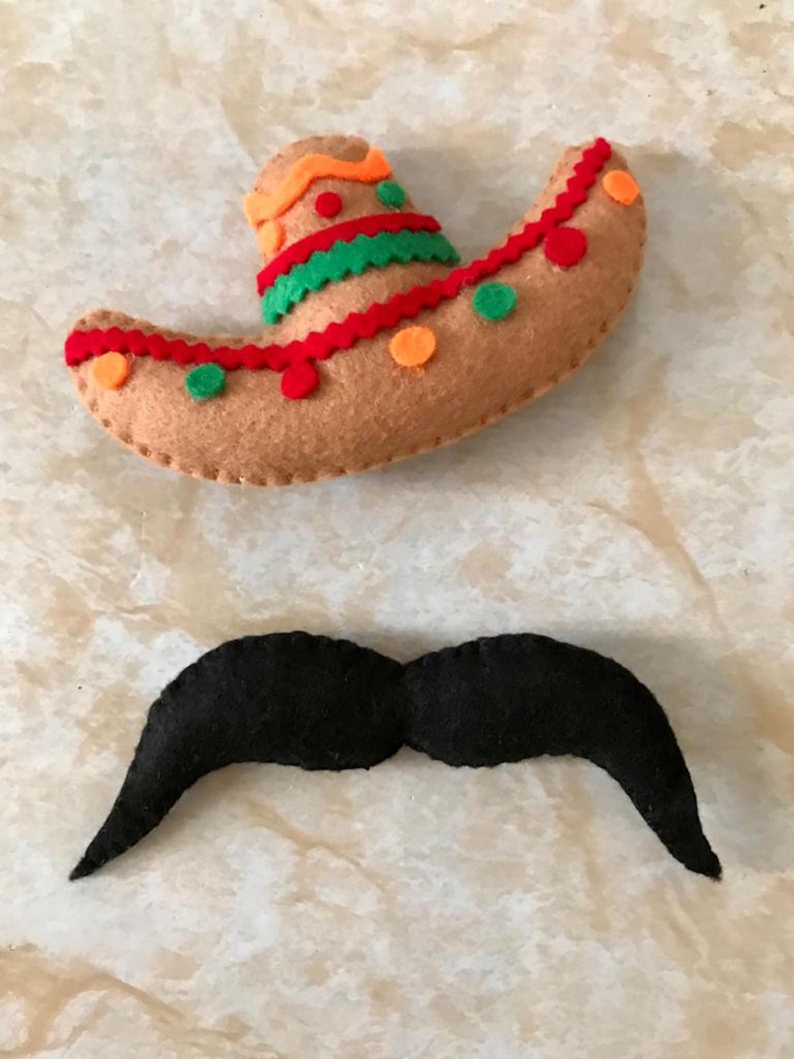 Mexican Felt Ornaments,pdf Felt Pattern, Felt Mexican Toys, Felt 5 De ...