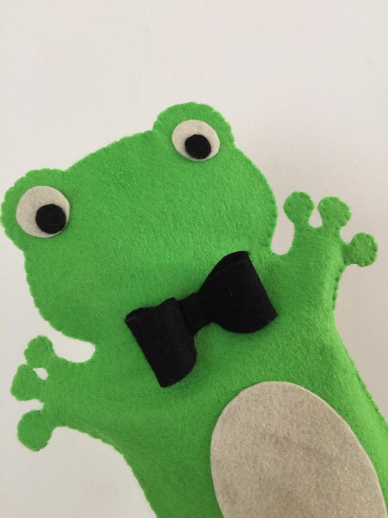 PDF Frog Felt Pattern, Felt Toy, Felt Frog, Puppet, Montessori Toy ...