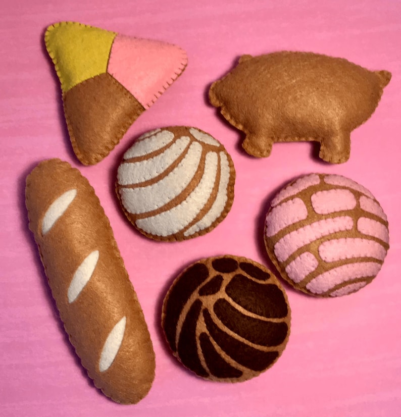 Mexican Felt Bread,pdf Felt Bread Pattern, Felt Food, Felt Ornaments ...