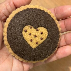 Pdf Felt Pattern, Chocolate Heart Cookies, Cookies Felt Pattern, Pop ...