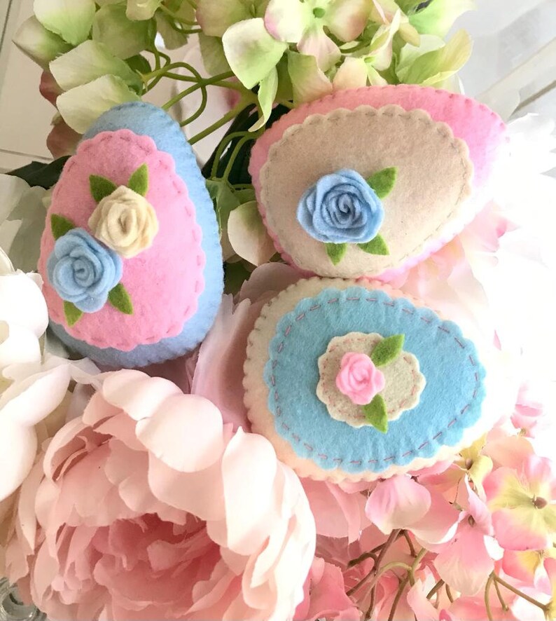 Cute Floral Easter Egg PDF Pattern | Etsy