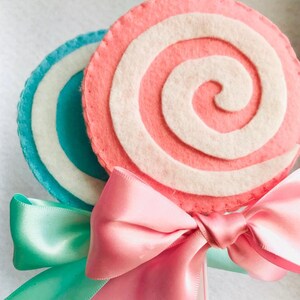 PDF Lolipop Felt Ornament, Party Favors, Felt Party Favors, Valentines ...