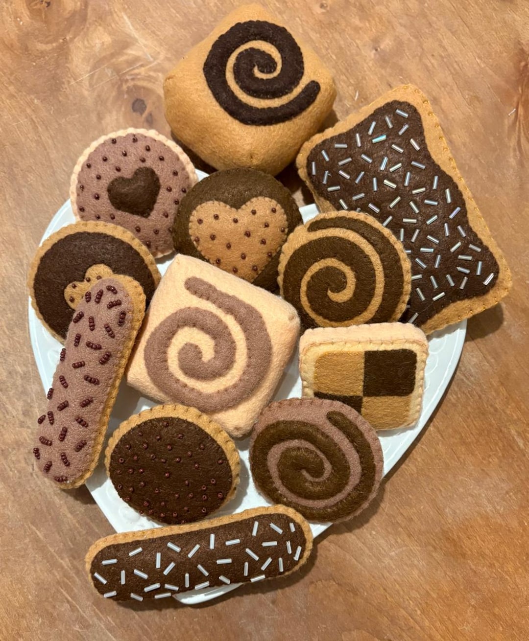 Pdf Felt Pattern, Chocolate Heart Cookies, Cookies Felt Pattern, Pop ...